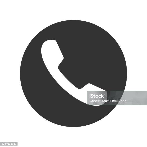 Icône De Téléphone Symbole Dapplication Dappel Logo De Linterface Plate
