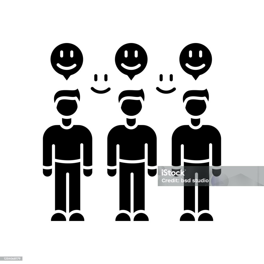 Loyal Audience Black Glyph Icon Mass Positive Feedback Client ... Loyal Audience Black Glyph Icon Mass Positive Feedback Client ...