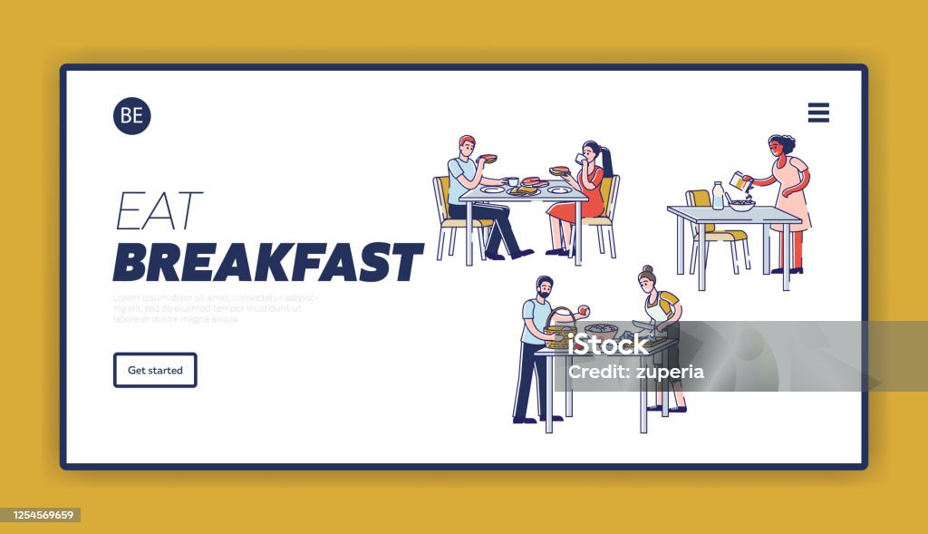 Halaman Arahan Dengan Orangorang Sarapan Makan Dan Memasak Makanan ... Halaman Arahan Dengan Orangorang Sarapan Makan Dan Memasak Makanan ...