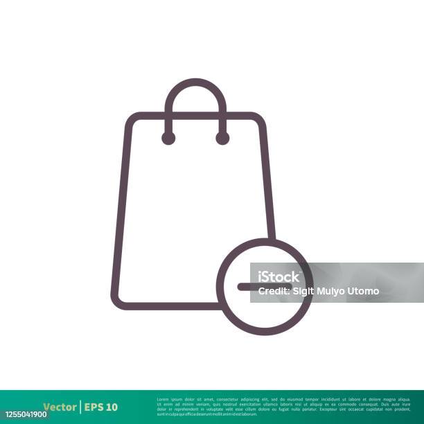 Sac En Papier Conception Du Modèle De Modèle De Logo Vector De Licône