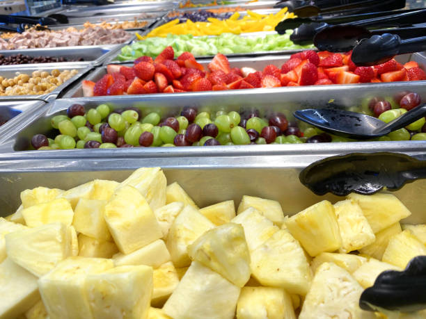 Free picture: buffet, grapes, fruit, salad bar, oranges, citrus ...