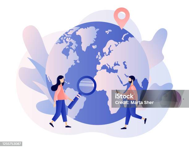Peta Dunia Orangorang Kecil Belajar Atlas Bumi Di Dunia Besar Konsep ... Peta Dunia Orangorang Kecil Belajar Atlas Bumi Di Dunia Besar Konsep ...