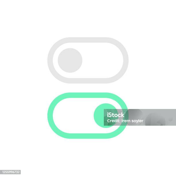 Bouton De Commutation Activer Et Désactiver La Conception Du Bouton De