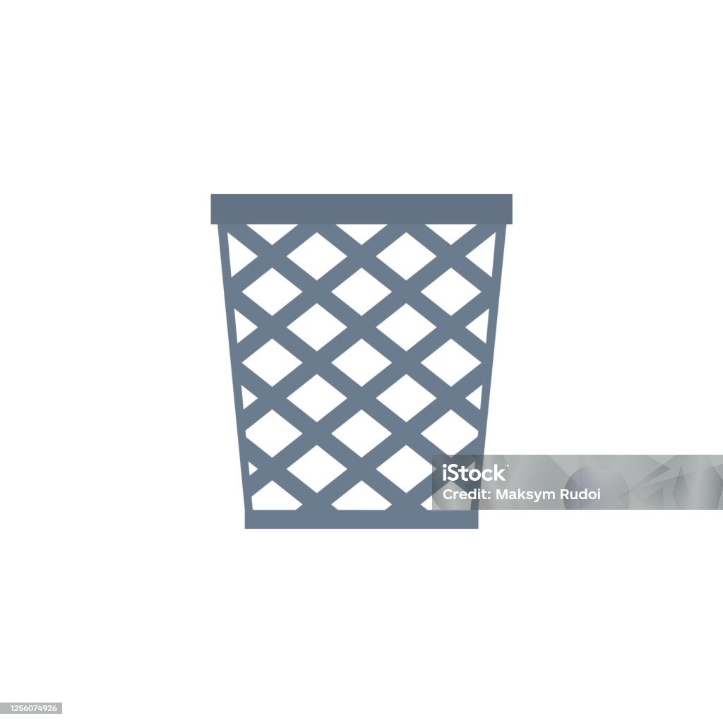 Poubelle Plate Icône De Panier Morceau Dicône De Fromage Illustration