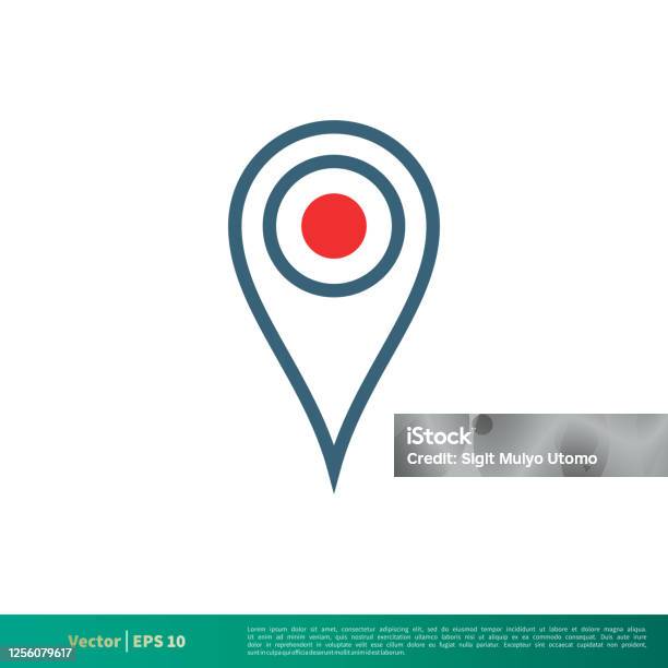 Modèle De Logo Vector De Licône De Localisation De Carte Dépingle Map