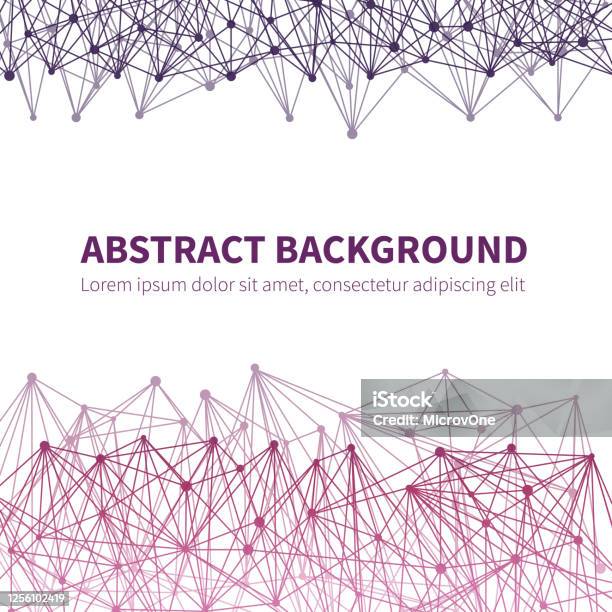 Latar Belakang Vektor Ilmiah Kimia Geometris Abstrak Dengan Struktur