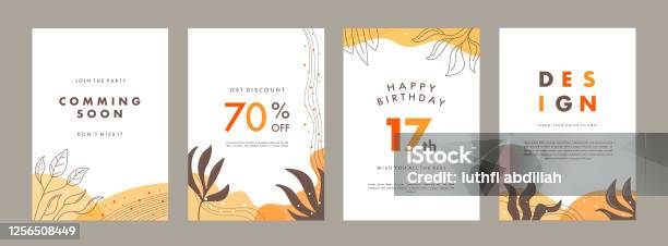 Vektor Desain Template Sampul Dengan Latar Belakang Bentuk Geometris