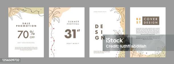 Vektor Desain Template Sampul Dengan Latar Belakang Bentuk Geometris