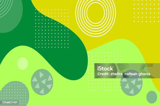 Desain Latar Belakang Warna Cair Komposisi Bentuk Gradien Cairan Poster