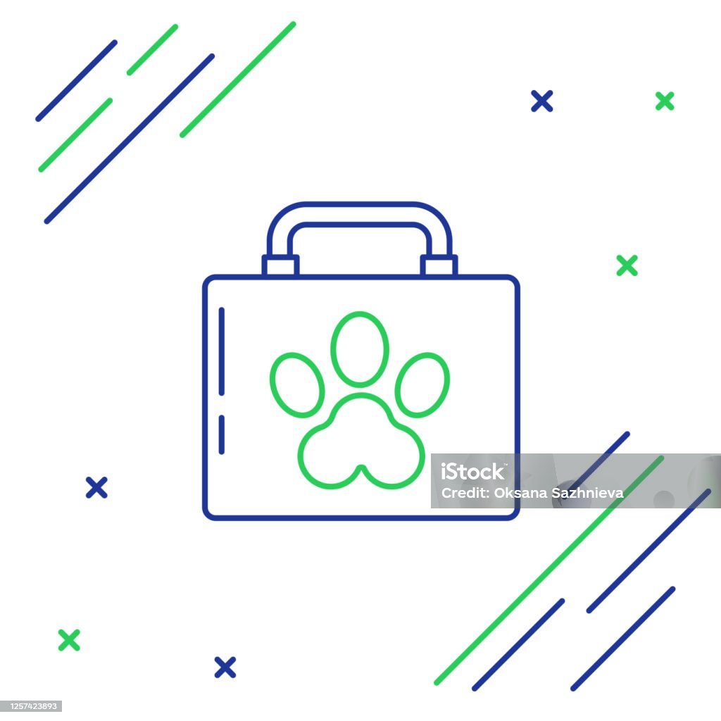 Linie Pet Erstehilfekitsymbol Isoliert Auf Weißem Hintergrund Hund Oder ... Linie Pet Erstehilfekitsymbol Isoliert Auf Weißem Hintergrund Hund Oder ...