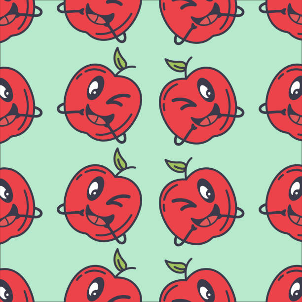 190 Row Of Red Apples Illustrations Royalty Free Vector Graphics