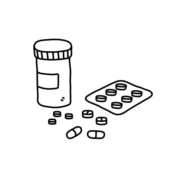 Advil Bottle Drawing