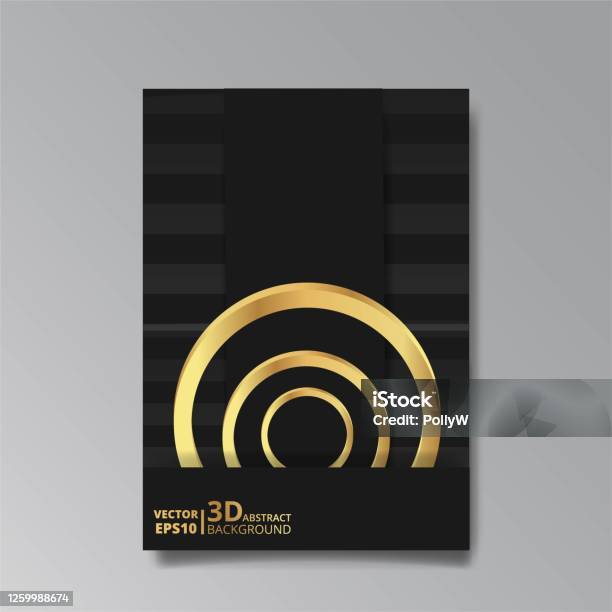 Kekacauan Geometris Abstrak Mencakup Desain Template Gradien Mengkilap