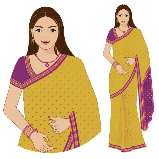 17 300 Indian Woman Stock Illustrations Royalty Free Vector Graphics