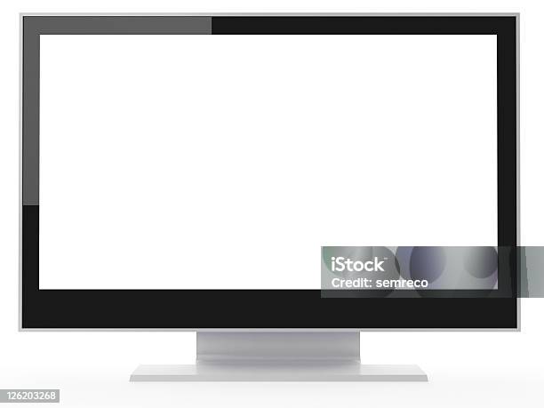 Lcd Tv 흰색 바탕에 흰색 배경 Xxxl 0명에 대한 스톡 사진 및 기타 이미지 0명 Hdtv Lcd Istock
