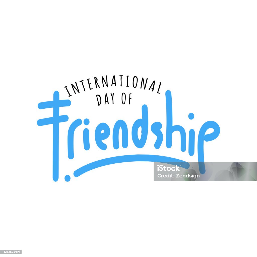 Illustration Design For Celebrating Friendship Day International Day Of