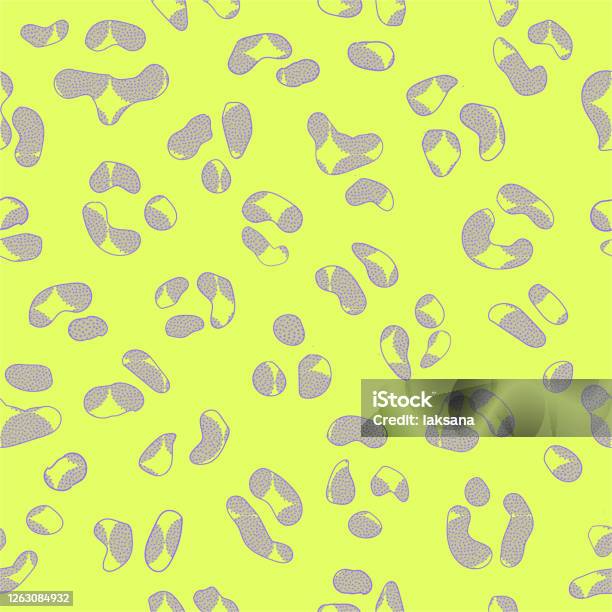 Ilustración De Leopard Imprimir Patrón Sin Costuras Y Vector De Fondo Y