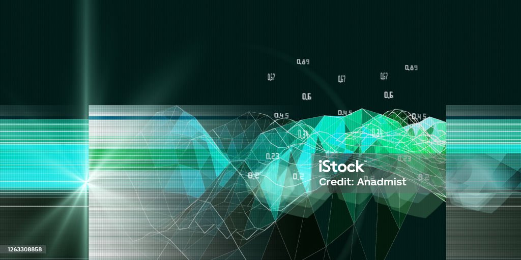Abstract Analyze Algorithm Artificial Intelligence Data Technology