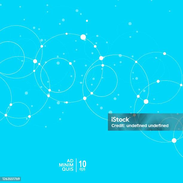 Latar Belakang Minimal Vektor Abstrak Dengan Lingkaran Dan Titiktitik
