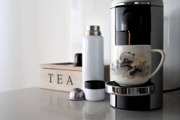 Free Stock Photo of Coffee Machine on Kitchen Counter | Download Free ...