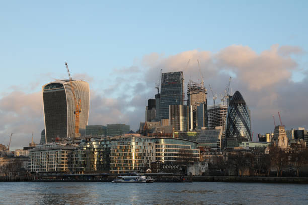 Free Stock Photo of City of London with Financial Graph - Global ...