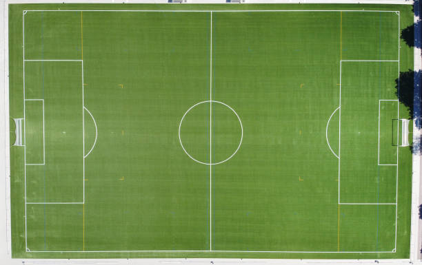Free Stock Photo of Aerial View of a Football Field | Download Free ...