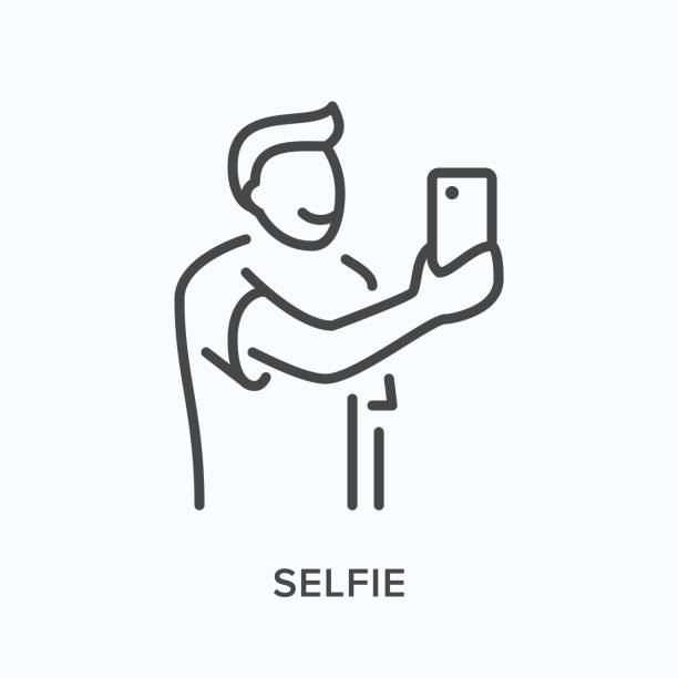1 800 Face Smile Selfie Stock Illustrations Royalty Free Vector