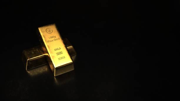 Free Stock Photo of Single gold bar with reflective surface | Download ...