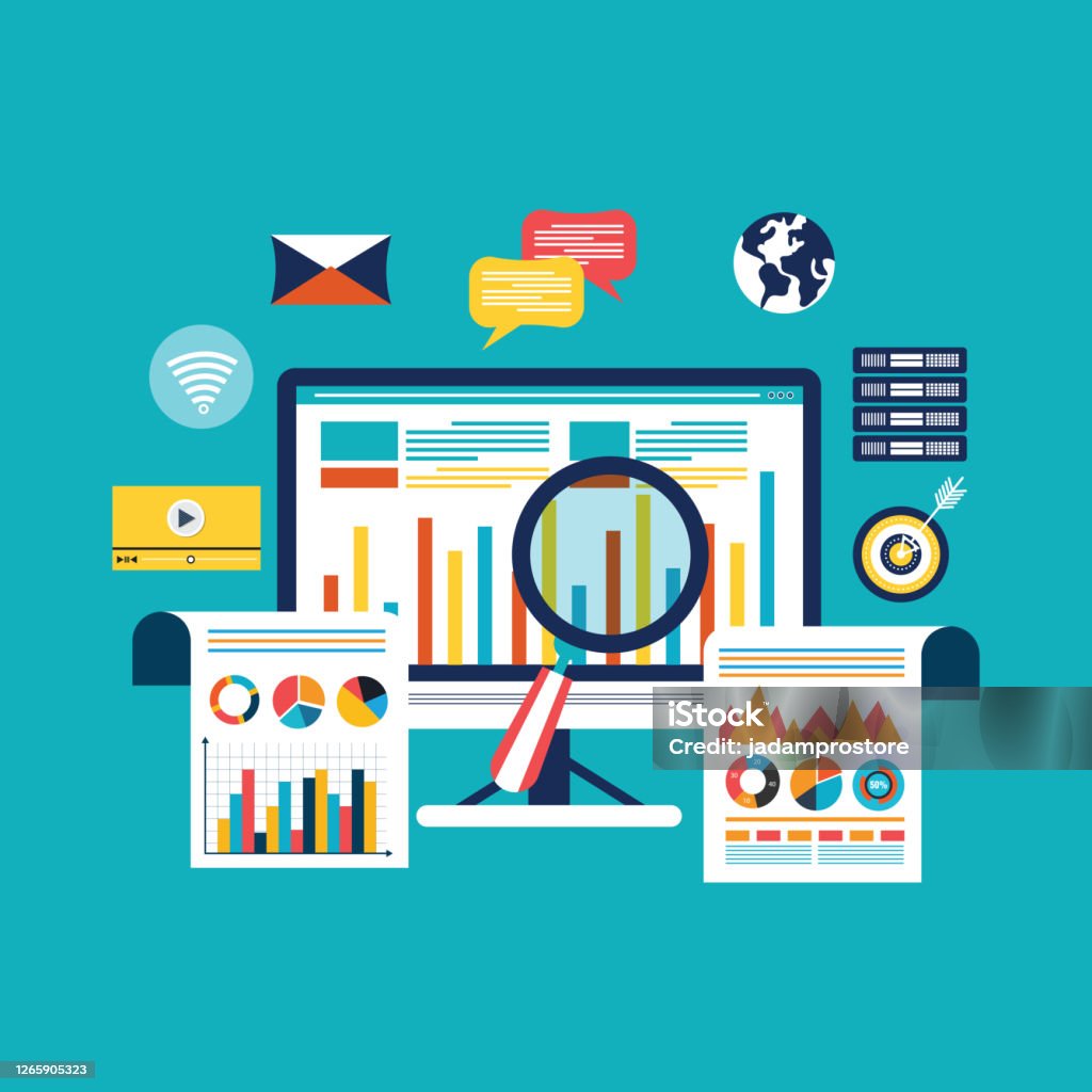 Pemasaran Berbasis Data Konsep Vektor Datar Analitik Bisnis Dengan Ikon ... Pemasaran Berbasis Data Konsep Vektor Datar Analitik Bisnis Dengan Ikon ...