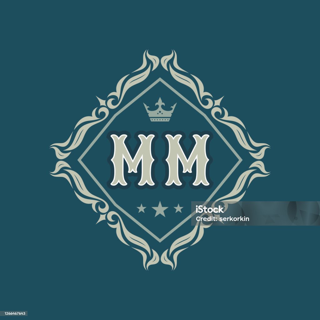 Huruf Monogram Mm Desain Templat Lambang Konsep Lambang Heraldik ... Huruf Monogram Mm Desain Templat Lambang Konsep Lambang Heraldik ...