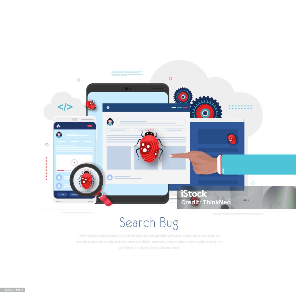 Catching Bugs On The Web Page It Software Application Testing Quality Assurance Qa Team And Bug 8853