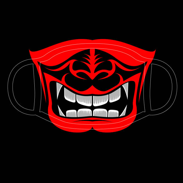 660 Kabuki Mask Stock Illustrations Royalty Free Vector Graphics And Clip Art Istock