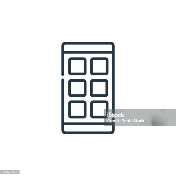 Workflow Vector Icon Isolated On White Background Outline Thin Line Workflow Icon For Website