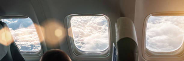 Free Stock Photo of Passenger view inside an airplane cabin | Download ...