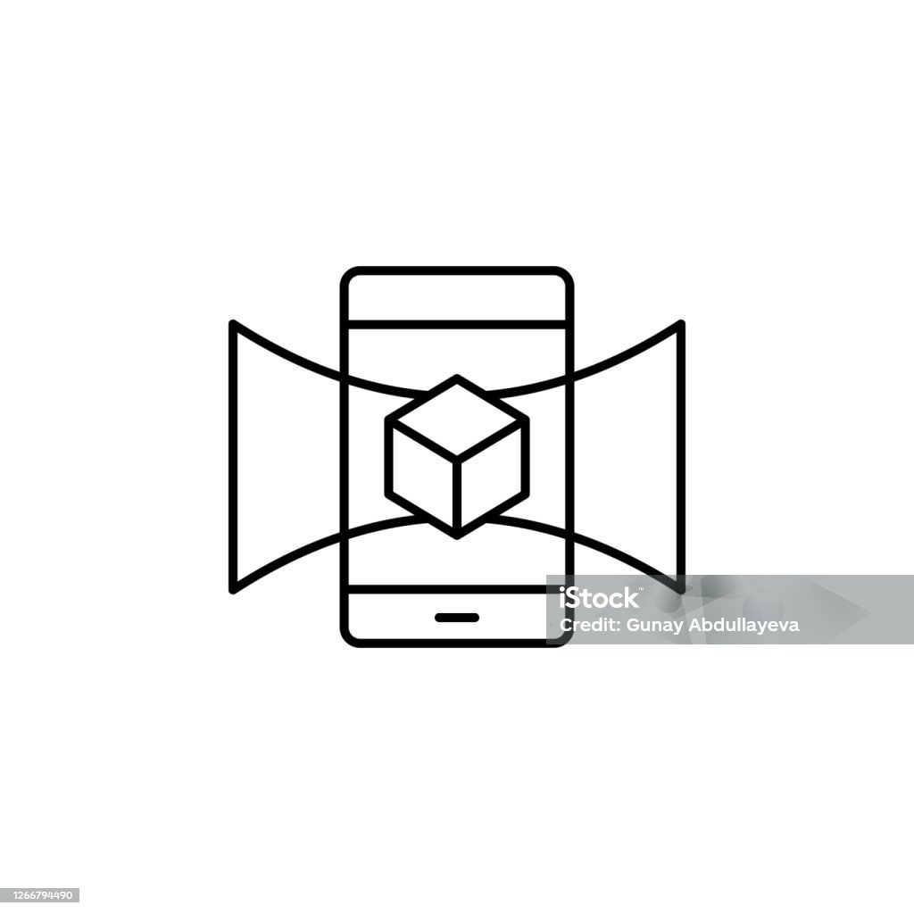 Mobile Augmented Reality Panoramasymbol Element Der ... Mobile Augmented Reality Panoramasymbol Element Der ...