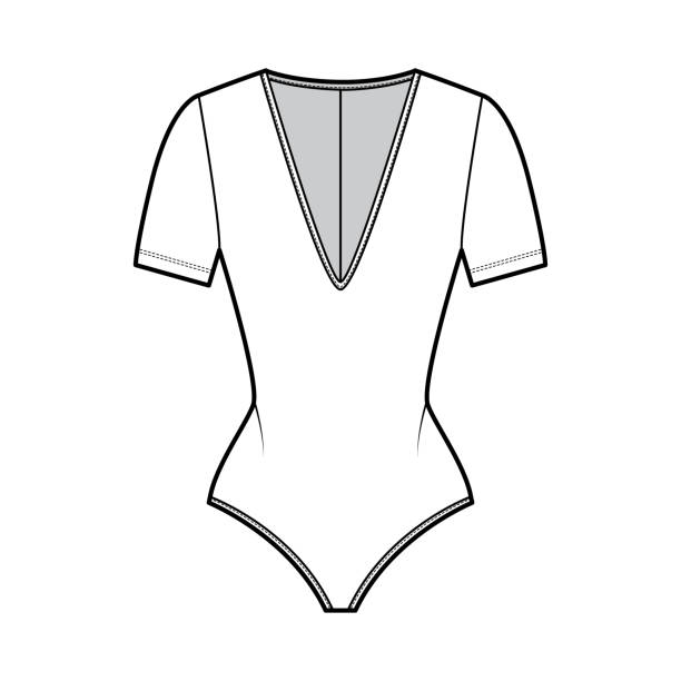 320 Onepiece Swimsuit Stock Illustrations Royalty Free Vector