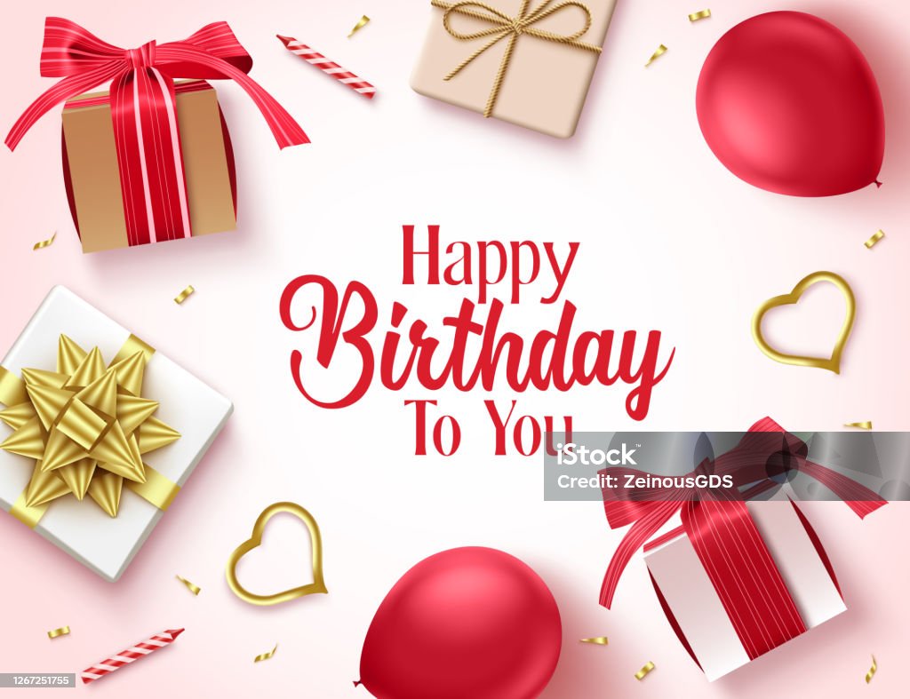 Modèle Darrièreplan Vectoriel De Joyeux Anniversaire Joyeux