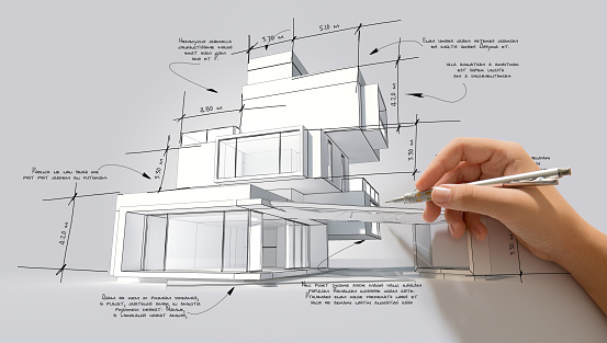 Hand Writing Architecture Design Specifications Stock Photo - Download ... Hand Writing Architecture Design Specifications Stock Photo - Download ...