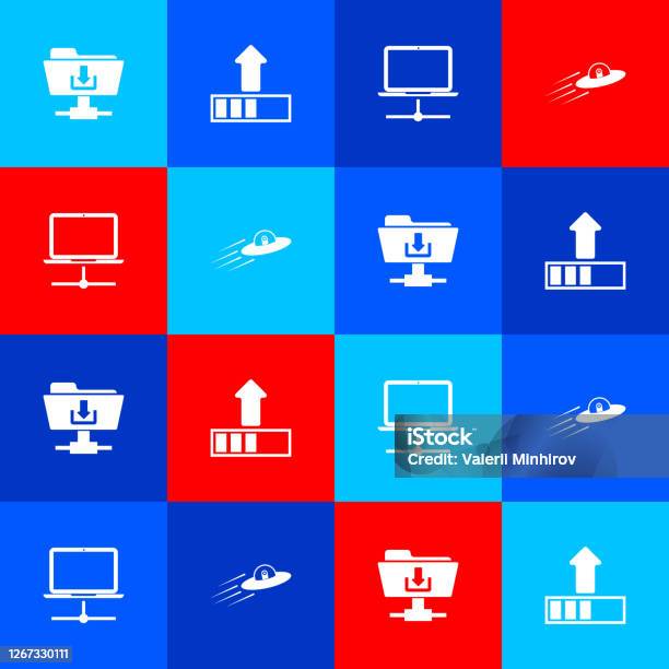 Set Ftp Folder Download Loading Computer Network And Ufo Flying ... Set Ftp Folder Download Loading Computer Network And Ufo Flying ...
