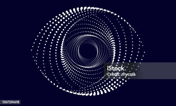 Latar Belakang Titiktitik Lingkaran Bentuk Halftone Lambang Logo