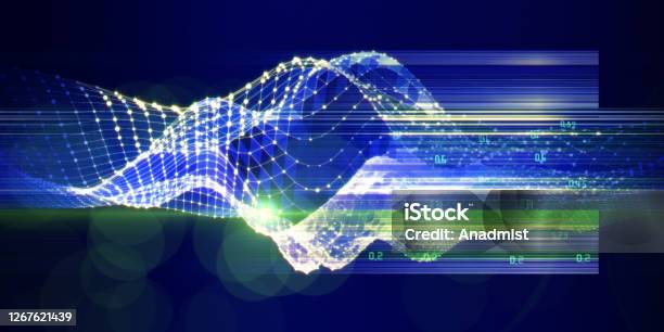Visualisasi Abstrak Menganalisis Data Kecerdasan Buatan Algoritma