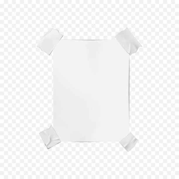 5 600 Blank Paper Taped Illustrations Royalty Free Vector Graphics