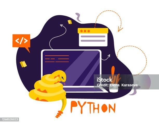Tanda Bahasa Kode Python Pemrograman Pengkodean Dan Pengembangan Konsep