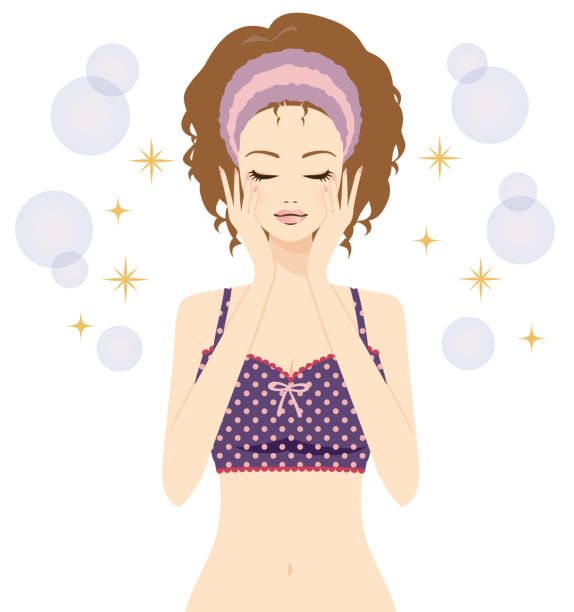 Massage Du Visage Vectoriels Et Illustrations Libres De Droits Istock