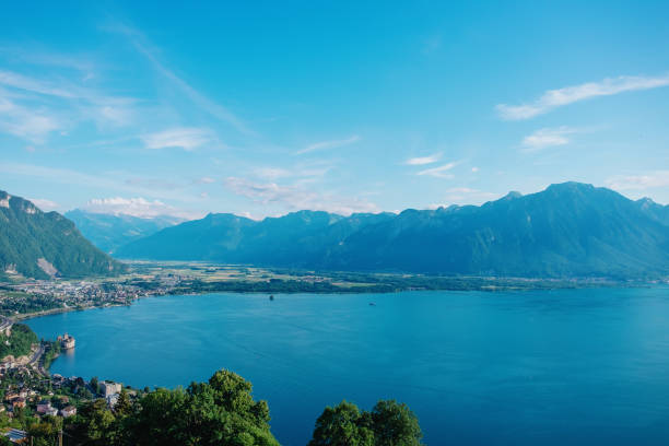 Lake Geneva view from Glion – free photo on Barnimages
