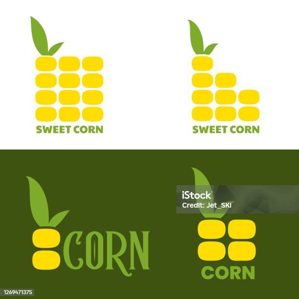 Desain Logo Jagung Ilustrasi Vektor Simbol Jagung Dalam Gaya Datar ... Desain Logo Jagung Ilustrasi Vektor Simbol Jagung Dalam Gaya Datar ...