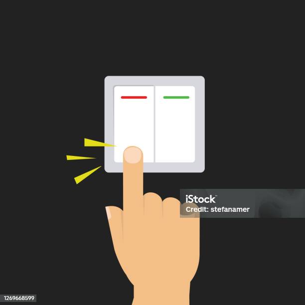 Tombol Bolakbalik Konsep Kontrol Listrik Desain Grafis Vektor Ikon ... Tombol Bolakbalik Konsep Kontrol Listrik Desain Grafis Vektor Ikon ...