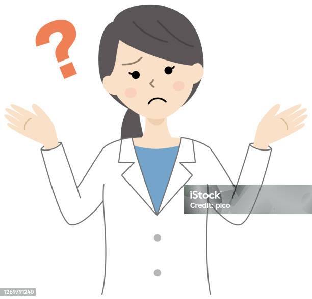 Seorang Wanita Dengan Mantel Putih Dengan Keraguan Dokter Dokter Wanita ... Seorang Wanita Dengan Mantel Putih Dengan Keraguan Dokter Dokter Wanita ...