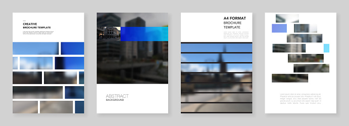 Layout Di Brochure A4 Di Modelli Di Copertine Per Volantino Volantino