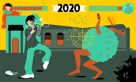Dokter Berjuang Melawan Covid19 Dalam Ilustrasi Yang Mengacu Pada Game ... Dokter Berjuang Melawan Covid19 Dalam Ilustrasi Yang Mengacu Pada Game ...